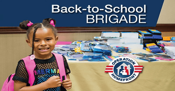 Operation Homefront Back to School Brigade Details - Military Discounts ...